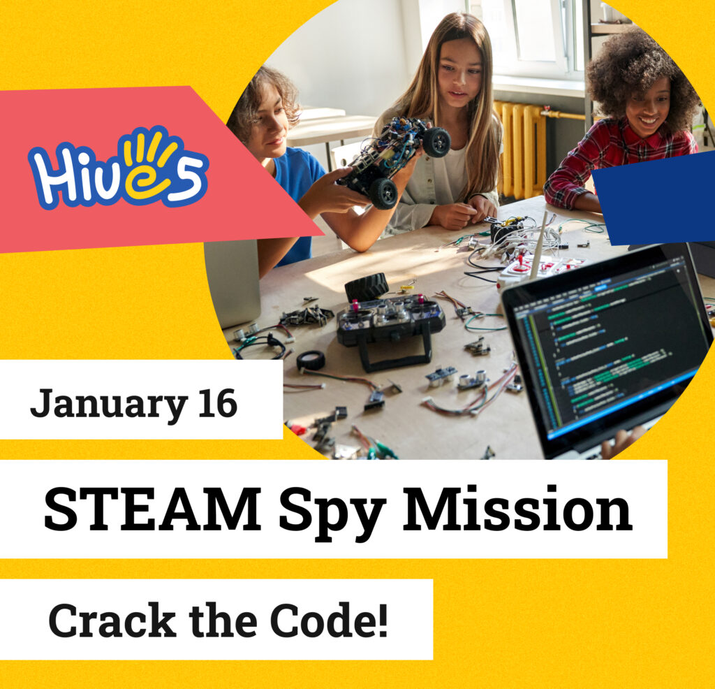 STEAM Spy Mission | Crack the Code! - PA Day Camp 2026 - Hive5
